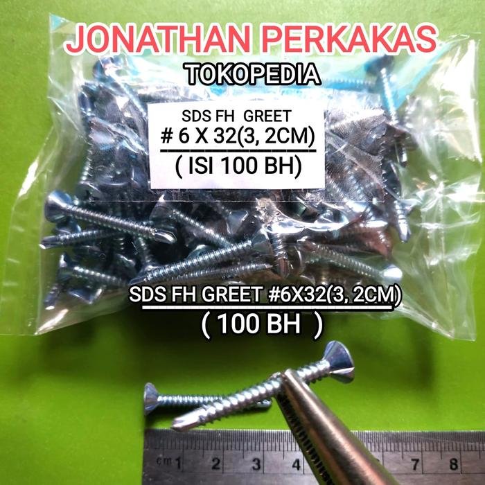Jual sekrup lisplang/sekrup lisplank/sds(+) /paku lisplank/100bh/bks ...