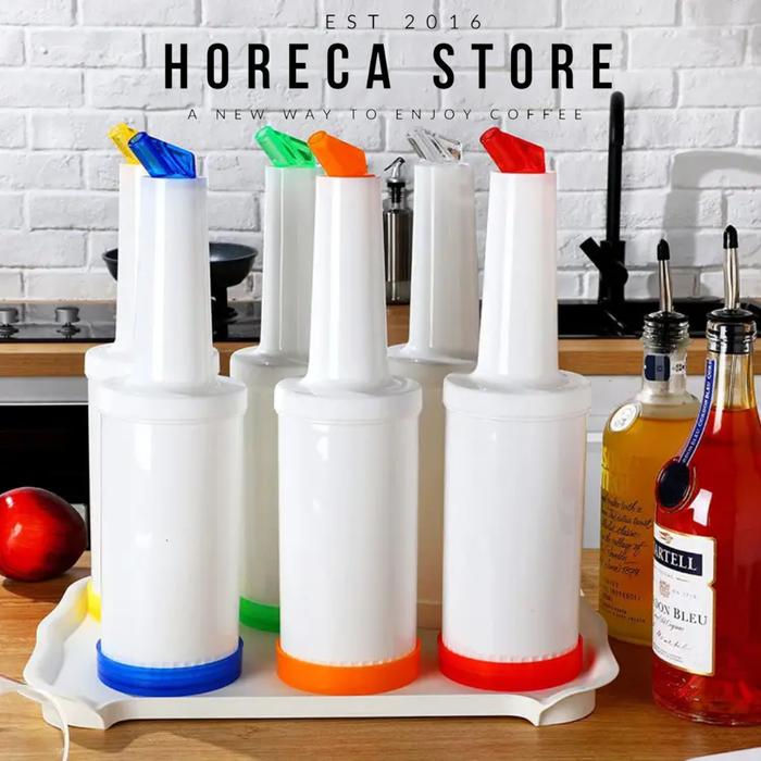 Jual Botol Gula/ Botol jus - Juice Dispenser 1 liter / Simple Sirup 1lt ...