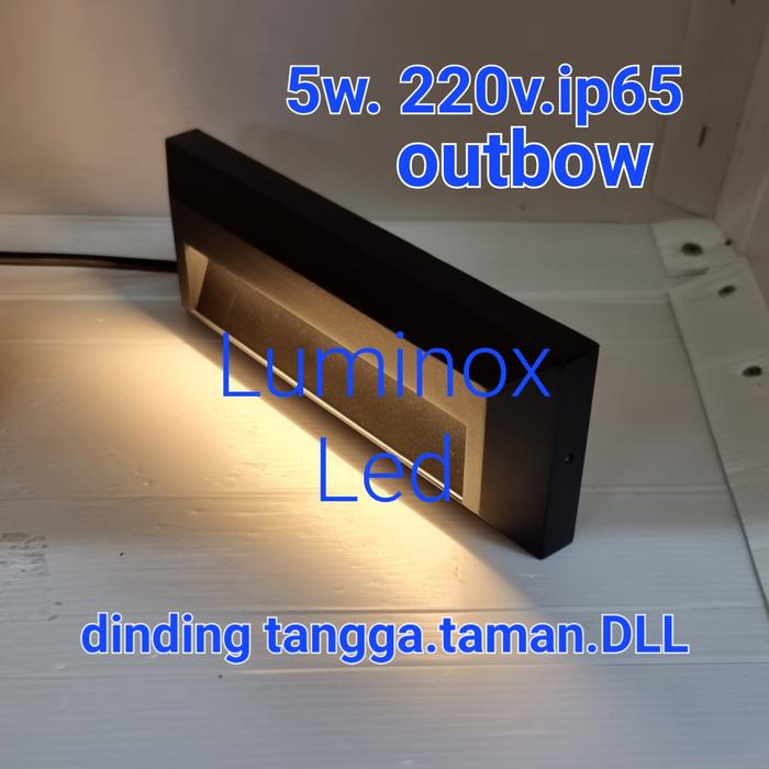 Jual lampu dinding tangga outdoor led 5w 5watt / step light pilar 5 ...