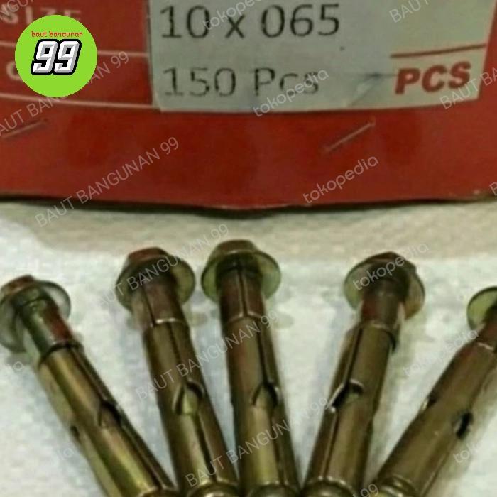 Jual dinabolt beton wowo m10x65 / dynabolt SB beton m10x65 kuning - Jakarta Pusat - BAUT ...