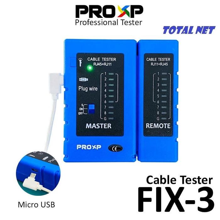 Jual PROXP FIX-3 RJ11 dan RJ45 Cable Lan Tester Bagus - Jakarta Pusat ...