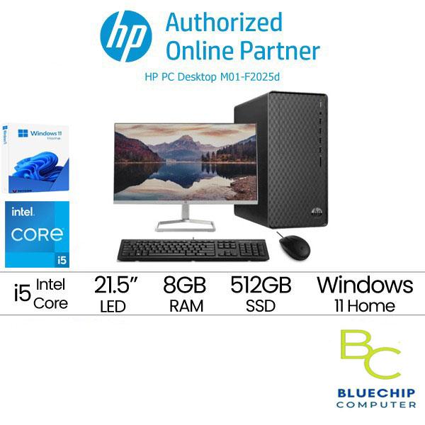 Jual HP Desktop M01-F2025d i5-12400 8GB 512 SSD UHD Grafis Black - Jakarta Pusat - BLUECHIP ...
