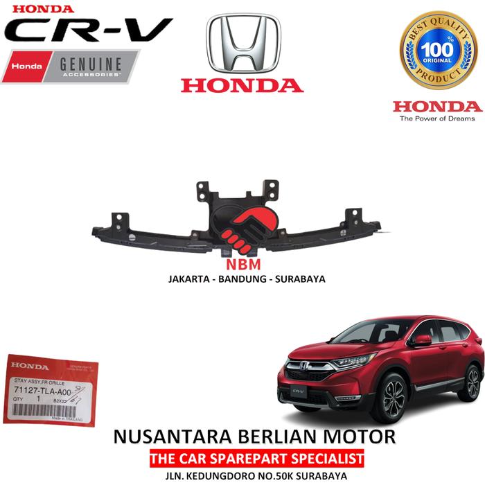 Jual BRACKET GRILLE HONDA CRV THN 2017 UP 71127TLAA00 HONDA GENUINE ...