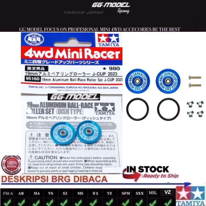 Jual TAMIYA 95160 19mm ALUMINUM BALL-RACE ROLLER SET J-CUP 2023 ...