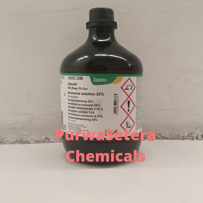 Jual Ammonia Solution 25% Pro Analysis Merck | 105432 | Larutan Amonia - Kota Tangerang ...