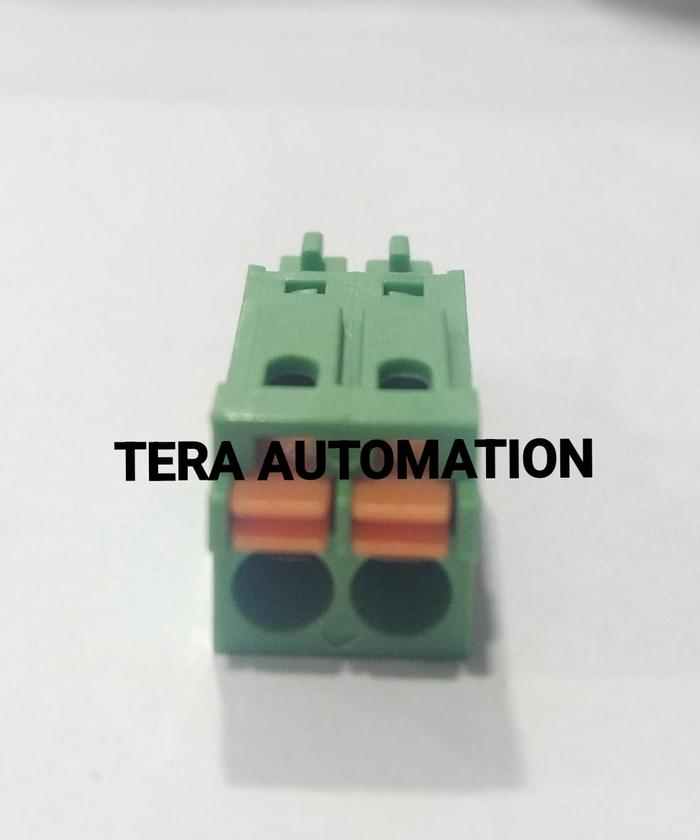 Jual Terminal Block Konektor Plugable 3.5mm 2 pin Screw Hijau 2p Lurus ...