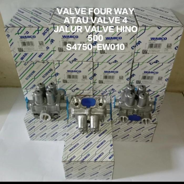 Jual VALVE HINO 500 RELAY VALVE FOUR WAY VALVE S4750-EW010 VALVE 4 ...
