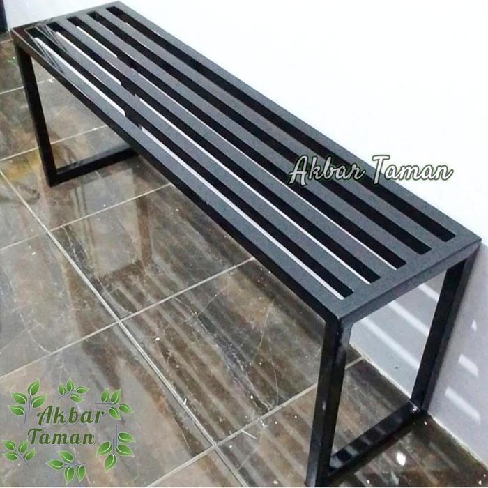 Jual Kursi Taman Besi / Kursi Tunggu / Bench / Kursi Teras Panjang ...