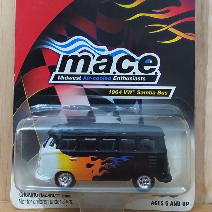 Jual Johnny Lightning VW Volkswagen Samba Bus Mace Ban Karet Rare ...