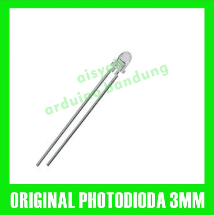 Jual original photodioda 3mm clear photodioda 3 mm sensor garis line ...