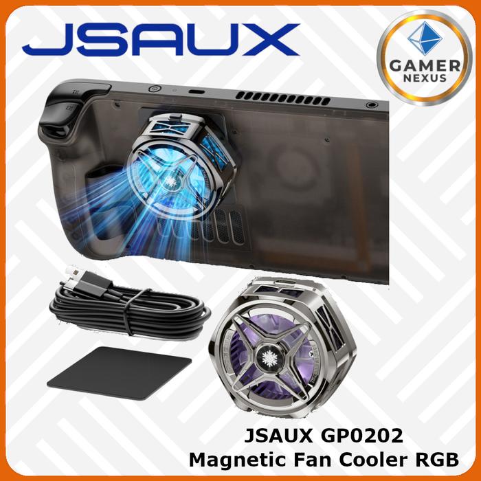 Jual JSAUX GP0202 Magnetic Cooler Fan RGB for Steam Deck Phone Tablet ...