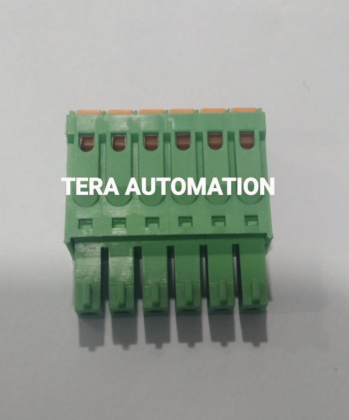 Jual Terminal Block Konektor Plugable 3.81 mm 6 pin Screw Hijau 6p ...