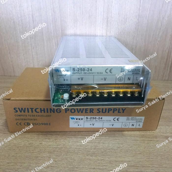 Jual Power Supply,Input:110/220vac,Out put:24VDC-10A DR-120-24 BCP - Kab. Bekasi - Bina Control ...