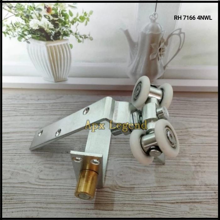 Jual RODA PINTU LIPAT 7166 FLEXIBLE ATAS BAWAH RODA RODA REL PINTU ...