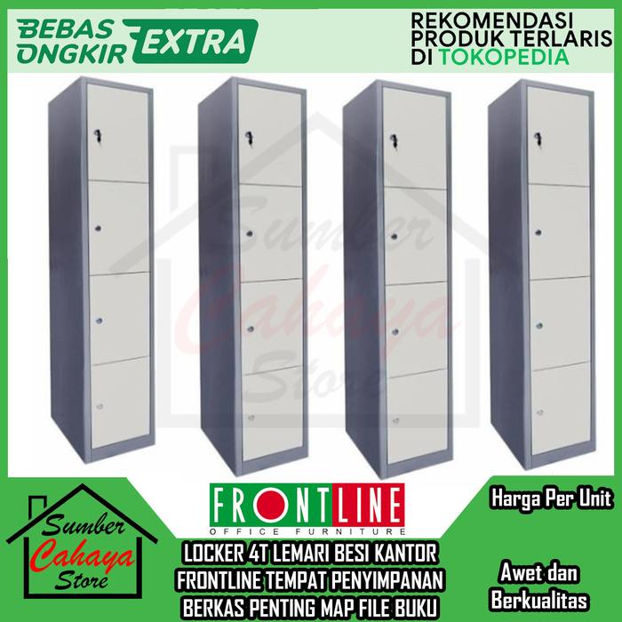 Jual [Instan] LOCKER 4T LEMARI BESI KANTOR FRONTLINE TEMPAT CABINET ...