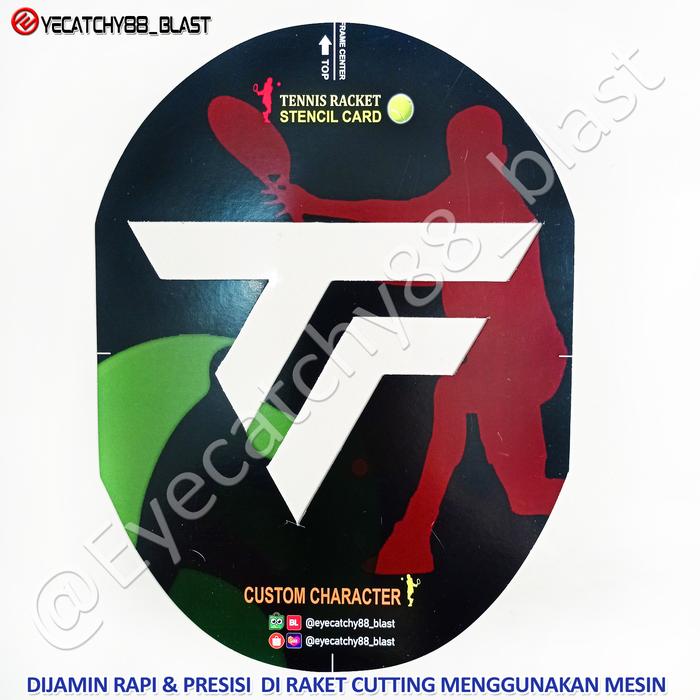 Jual Cetakan Raket / Logo Raket / Stencil Card Tenis - Art Karton ...