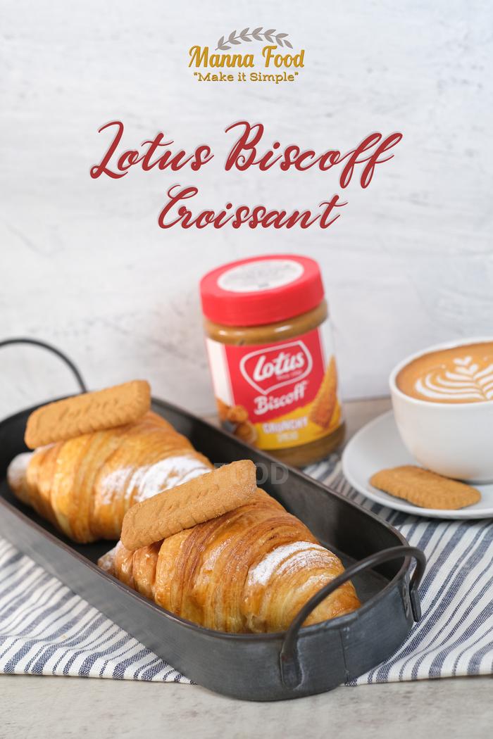 Jual Manna Food Lotus biscoff Croissant Ready to eat - Kota Bandung ...