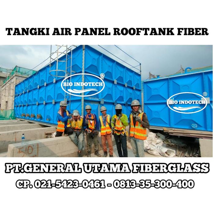 Jual tangki panel fiberglass. Tangki rooftank. Tangki panel. Toren air ...