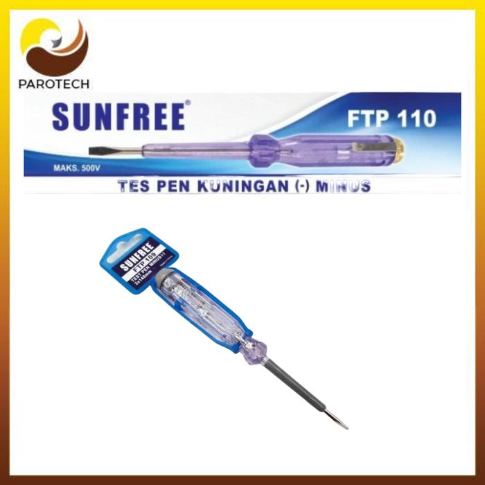 Jual SunFree Tespen TestPen FTP 110 Bahan kokoh Kepala MINUS BRASS ...