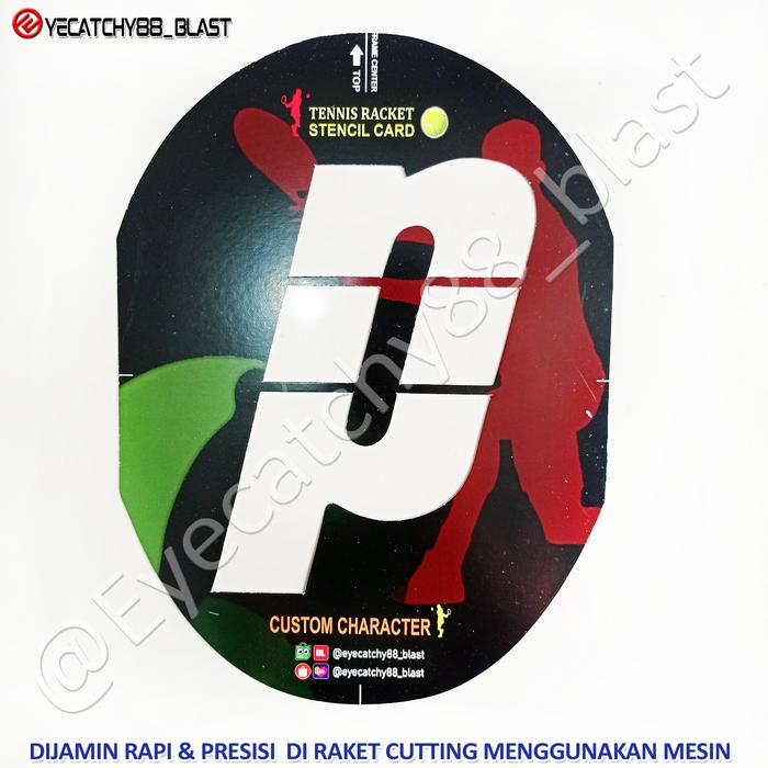 Jual Cetakan Raket / Logo Raket / Stencil Card Tenis - Art Karton ...