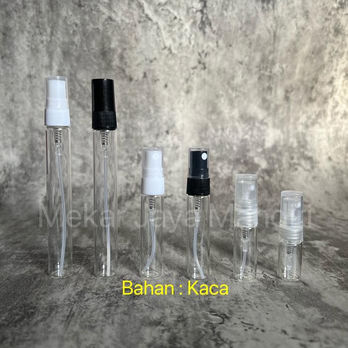 Jual Botol Decant parfum kaca 2ml | 3ml | 5ml | 10ml Spray isi Ulang ...