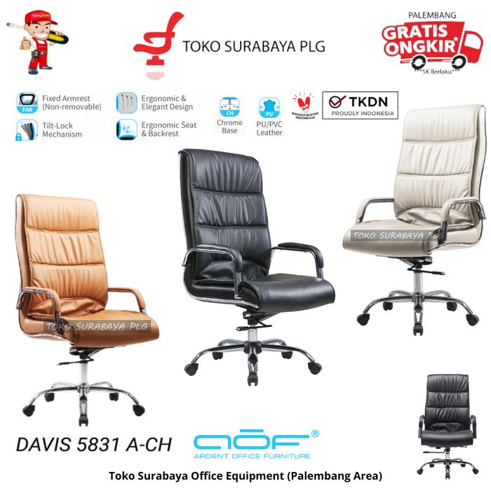 Jual Kursi Kerja 5831 Kursi Kantor Kursi Direktur Office Chair Ardent 5831A - Kota Palembang ...