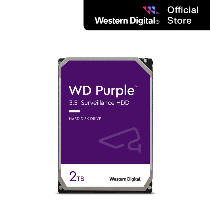 Promo WD Caviar Purple 1TB 2TB 4TB 6TB 8TB 10TB 12TB 14TB for CCTV - 2 ...