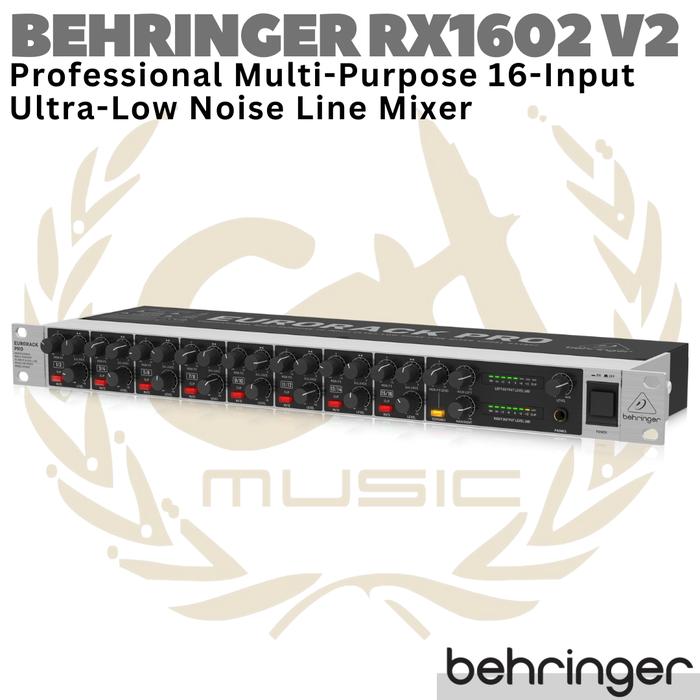 Promo BEHRINGER EURORACK PRO RX1602 V2 16 Input Ultra Low Noise Line ...