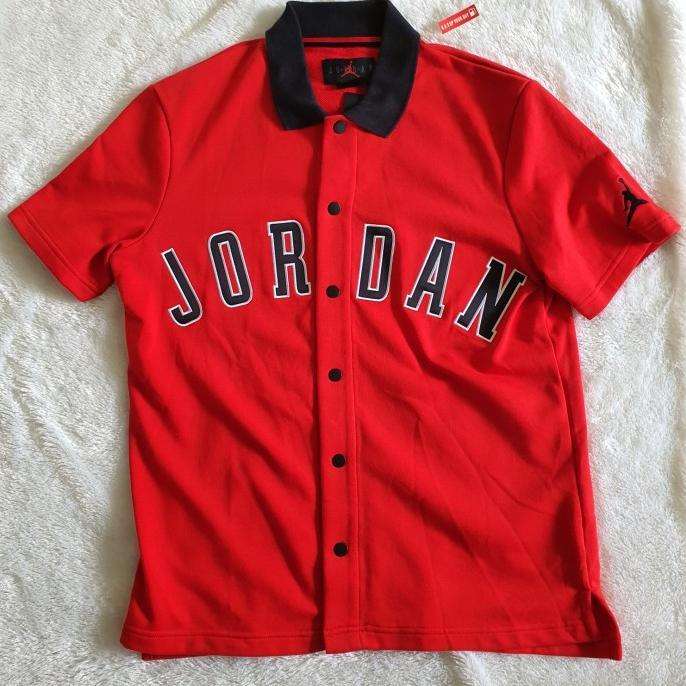 Jual BASEBALL JERSEY AIR JORDAN BASEBALL BUTTON UP MEN'S 100% AUTHENTIC ...
