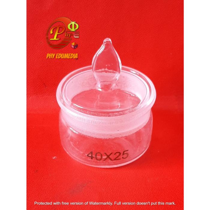 Jual Botol Timbang 40 x 25 mm Weighing Bottle Low Form With Glass ...