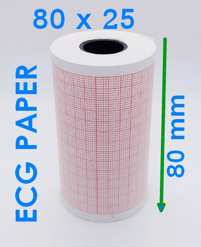 Jual Kertas EKG 80 mm / ECG Recording Paper Roll Single / 3 Channel ...