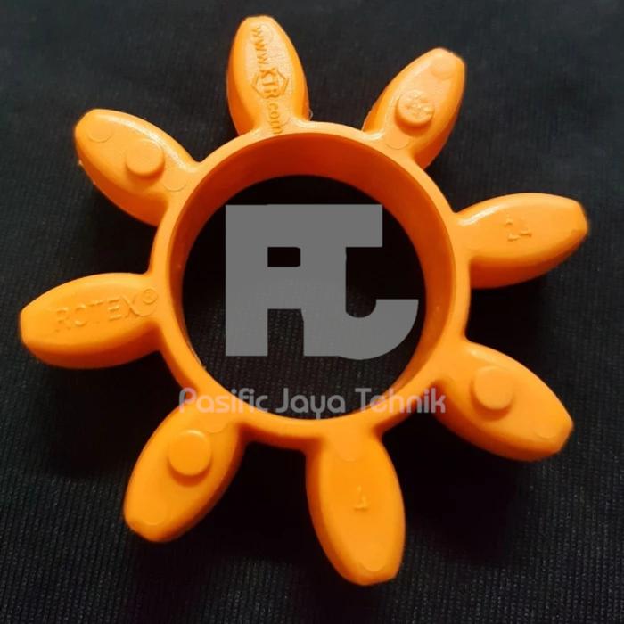 Jual rubber/karet/element coupling ROTEX GR KTR 24/GE24/GR24 - Orange ...
