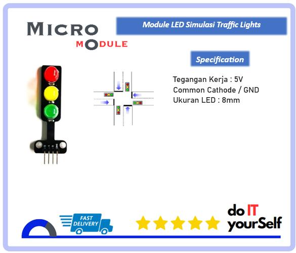 Jual Module LED Simulasi Traffic Lights Lampu Lalu Lintas - Kab. Bekasi ...