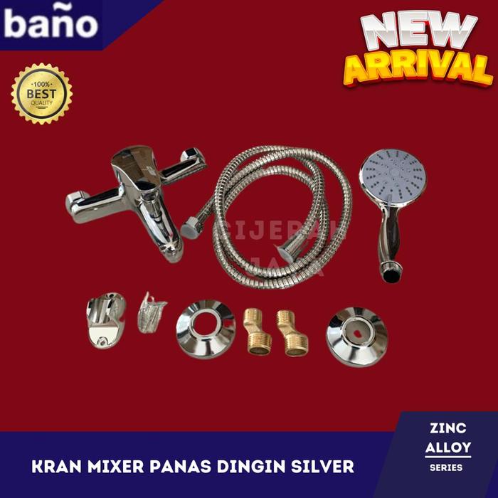 Jual Kran Mixer Panas Dingin Komplit / Keran Shower Model Toto/Kran ...