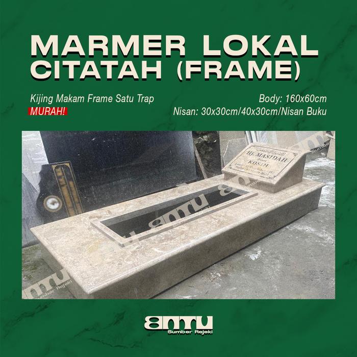 Jual Kijing Makam Frame Marmer Alam Lokal (1 Trap) - Kab. Bandung Barat ...