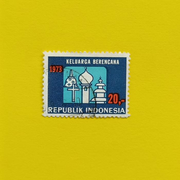 Jual Perangko Kuno Keluarga Berencana 20 Rupiah Thn 1973 Republik ...