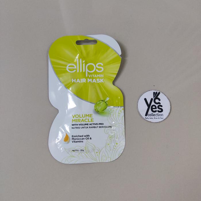 Jual Ellips vitamin hair mask elips rambut bervolume rusak lembut oil ...