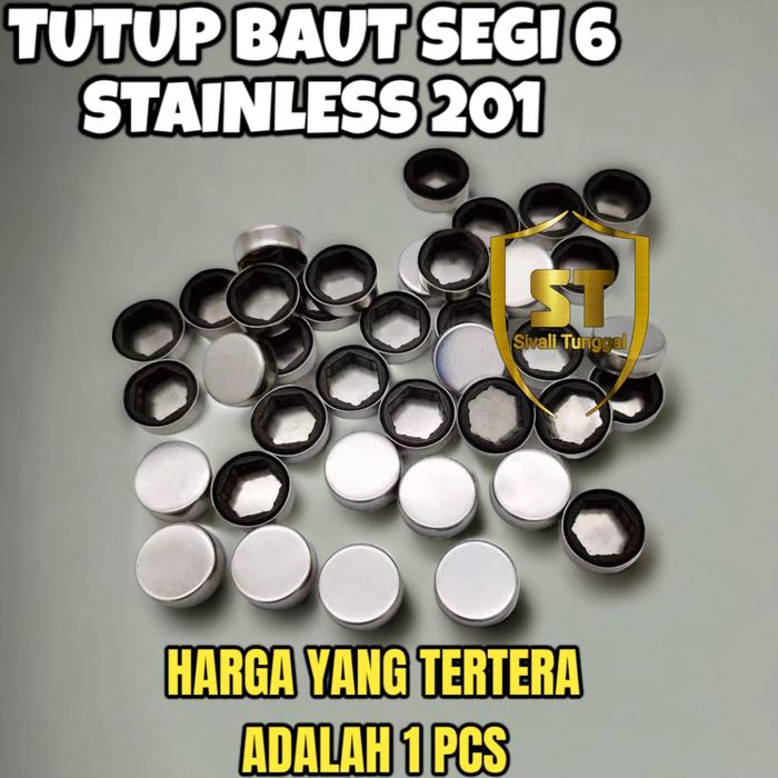 Jual TUTUP BAUT STAINLESS 201 - COVER TUTUP BAUT DYNABOLT - PENUTUP ...