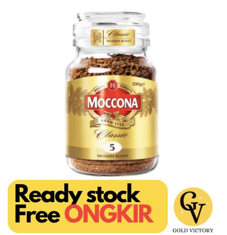 Jual Moccona Classic Medium Roast Intensity 5 Instant Coffee 200 G ...