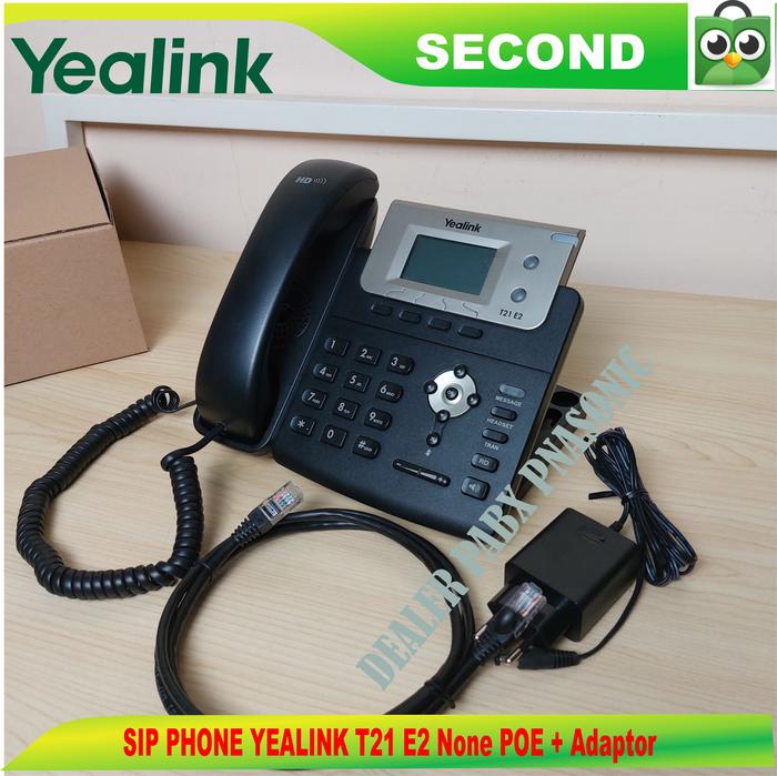 Jual Yealink SIP-T21 E2 entry Level Ip Phone Non POE - Kota Bekasi ...