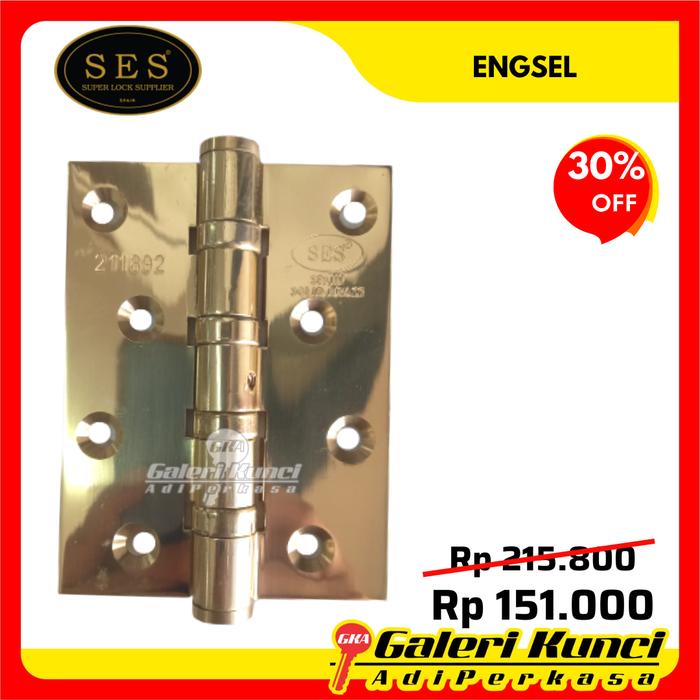 Jual Engsel Pintu SES 4X3,5MM BRASS Engsel Kuningan Engsel Pintu - Kota ...