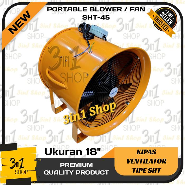 Jual Portable Ventilator 18 inch / Blower / Drum Fan / SHT-45 18" WESTCO - Jakarta Barat - 3in1 ...