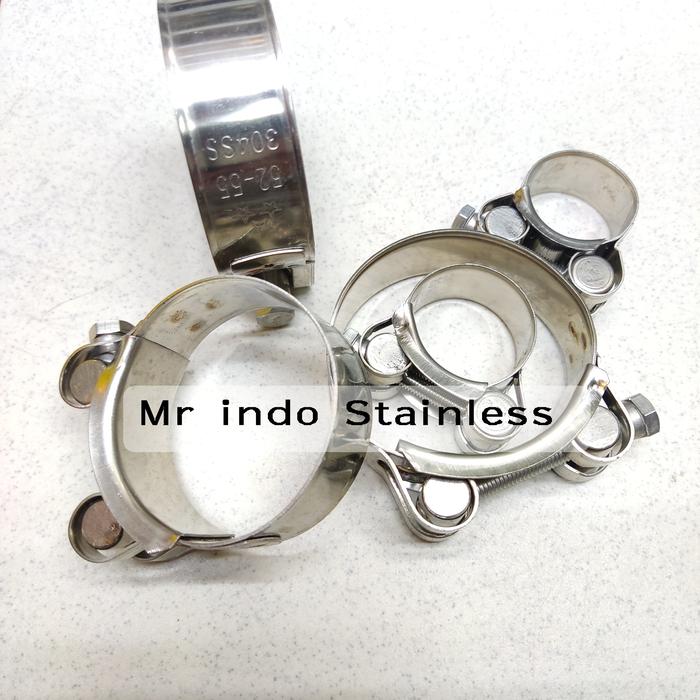 Jual Hose clamp Superior 3/4"Inch Ss304 Heavy duty klem selang ...