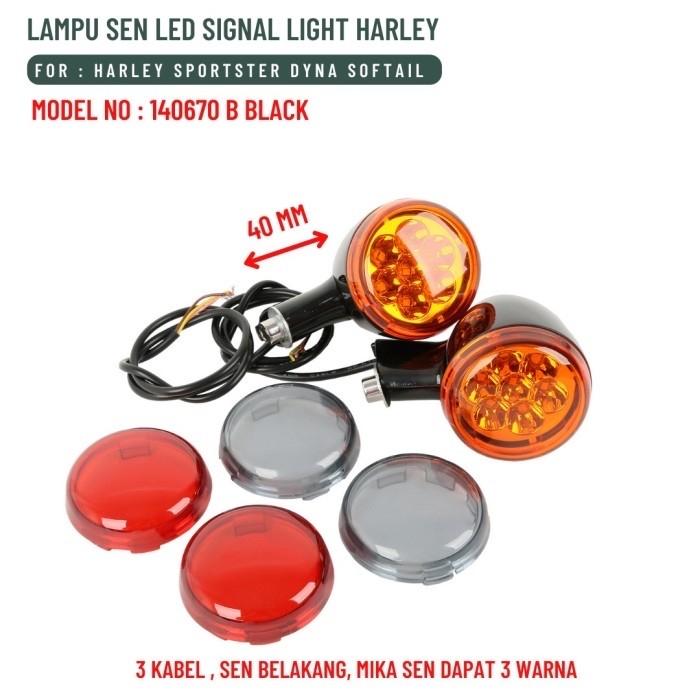 Jual LAMPU SEN SIGNALLIGHT LED HARLEY SPORTSTER DYNA SOFTAIL 140670 B ...