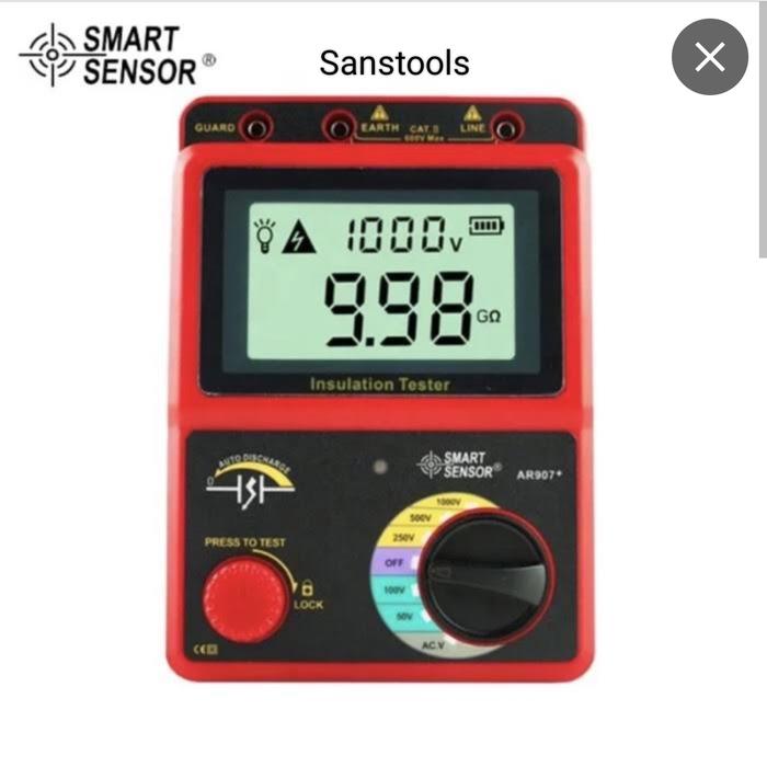 Jual Smart sensor AR907+ Digital insulation tester Megger AR-907+ murah ...