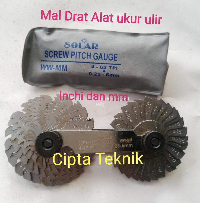 Jual Mal drat mal ulir alat ukur ulir solar - Kab. Bekasi - Cipta ...