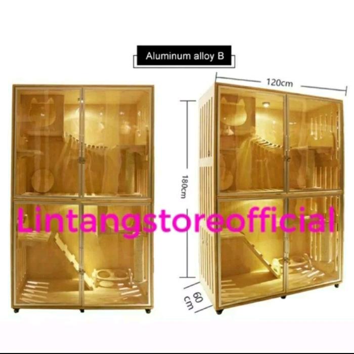 Jual Kandang kucing minimalis modern Cat home Cat Aquarium - Kab. Pati ...