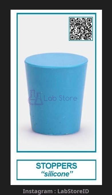 Jual Silicone Stopper Sumbat Silikon Tutup Erlenmeyer | Isolab 051.22. ...