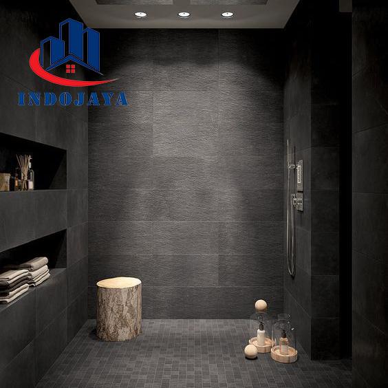 Jual granit lantai dinding keramik dapur kamar mandi 30x60 hitam dof ...