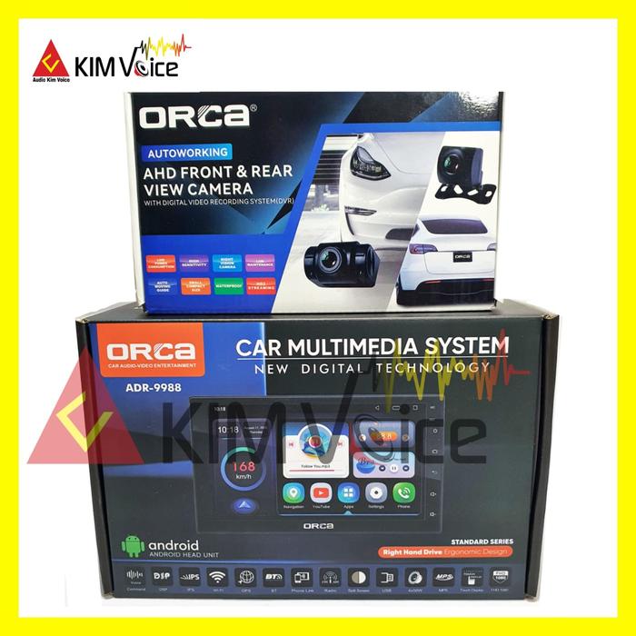 Jual Head unit Android Orca ADR-9988 + Dashcam RAM 2/32GB - Kota Bekasi - Audio Kim Voice ...